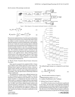 Designing an Efficient Multimodal Biometric System using Palmprint and Speech Signal | PDF