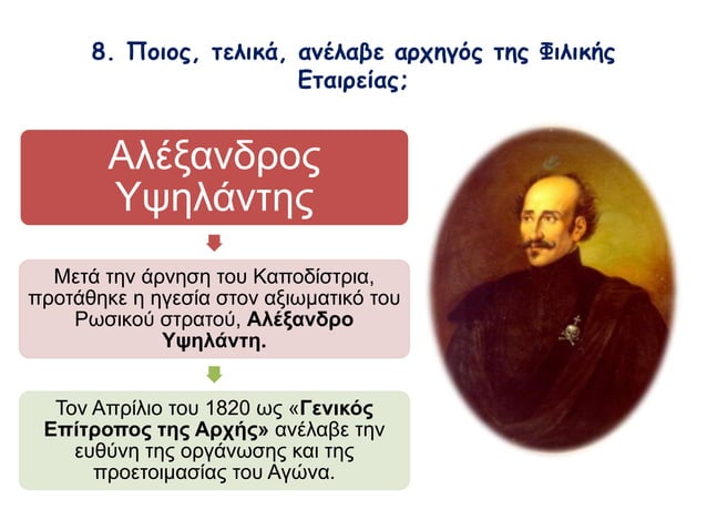 Ε Ν Ο Τ Η Τ Α 7. Η Φιλική Εταιρεία και η κήρυξη της ελληνικής ...