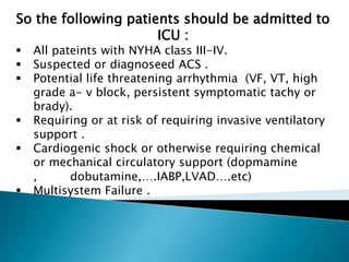 Heart Failure management in ICU | PPTX