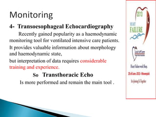 Heart Failure management in ICU | PPTX