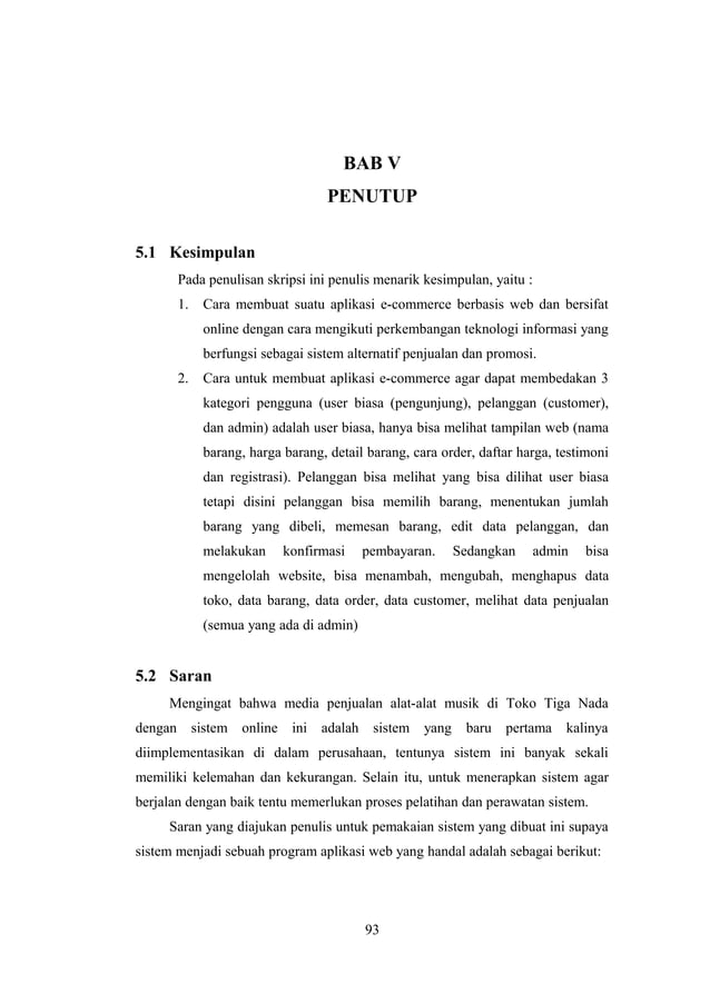 7. bab v | PDF