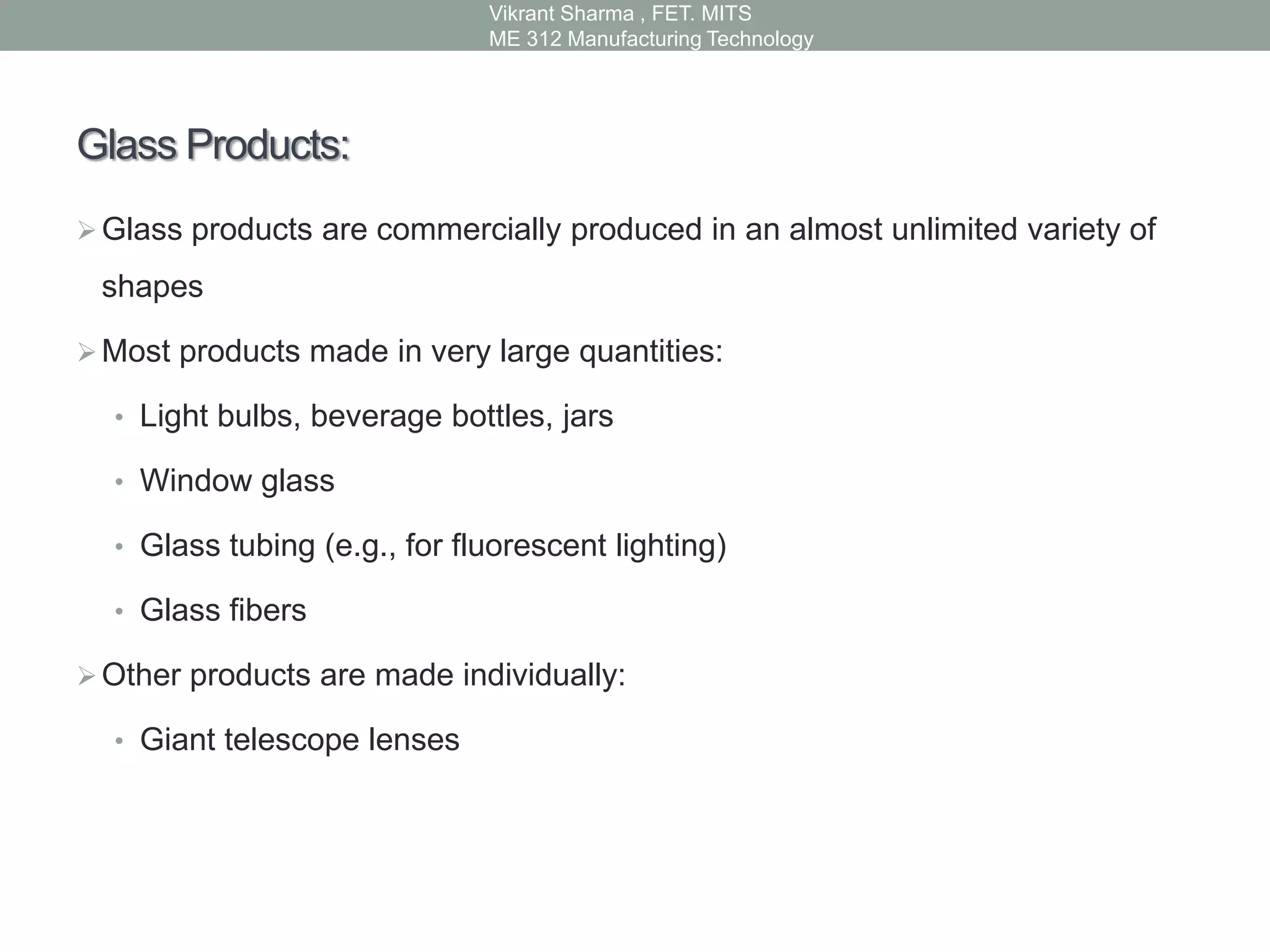 7. glass making | PPTX