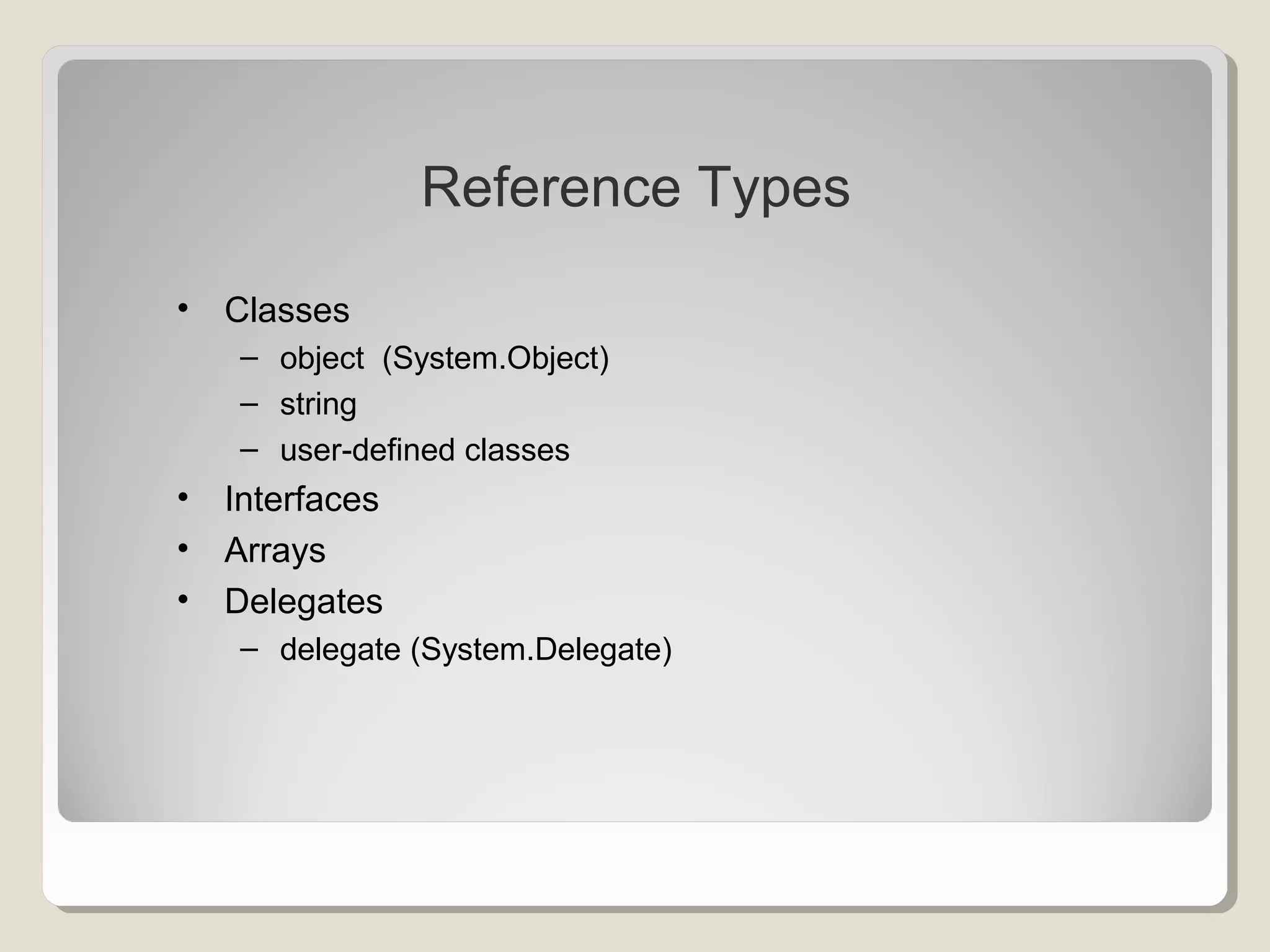 7.data types in c# | PPT