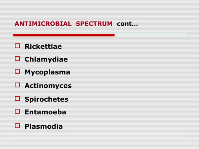 7. broad spectrum ab | PPT
