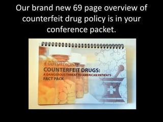 Counterfeit Drug Infographics for Interchange 2013 | PPT