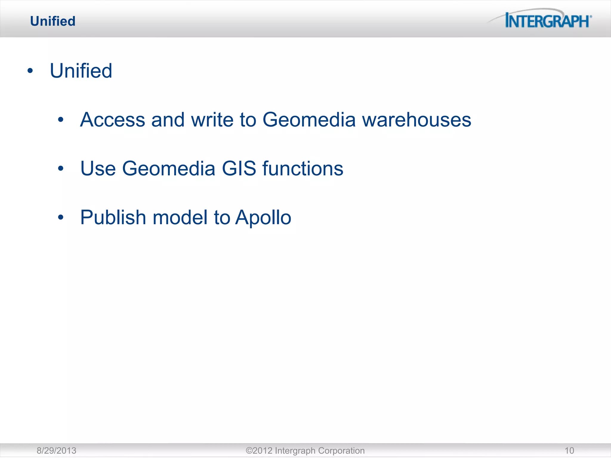 Dynamic Spatial Modeling_Richard Goodman - Intergraph Geospatial World ...