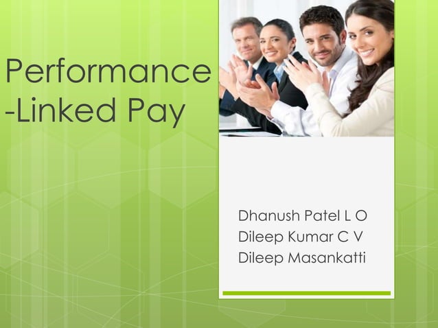 7.performance linked pay | PPT | Human Resources | Business