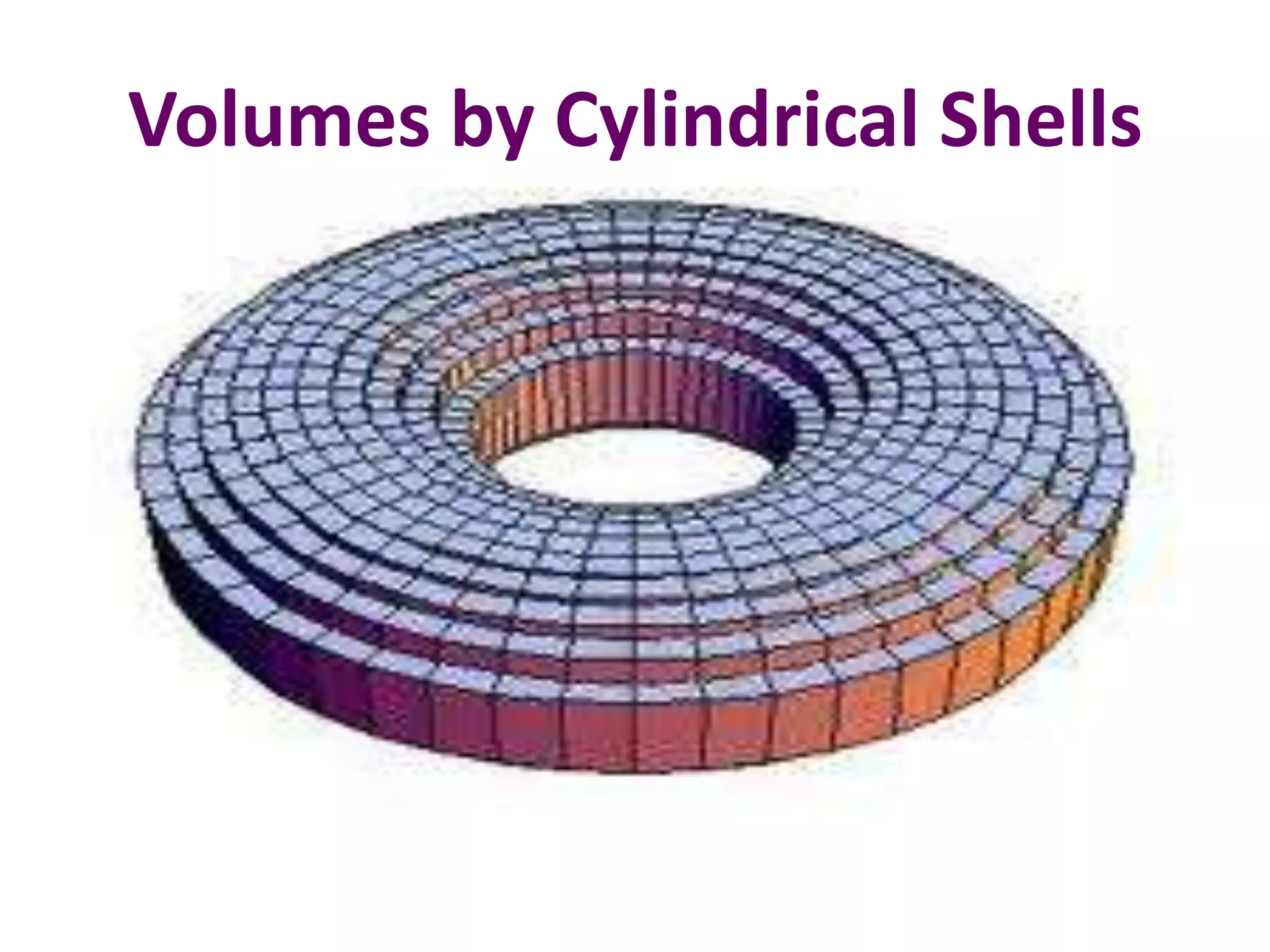 7.3 volumes by cylindrical shells | PPTX