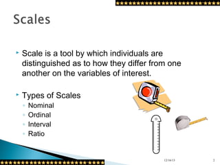 7. measuring(scaling) variables | PPT