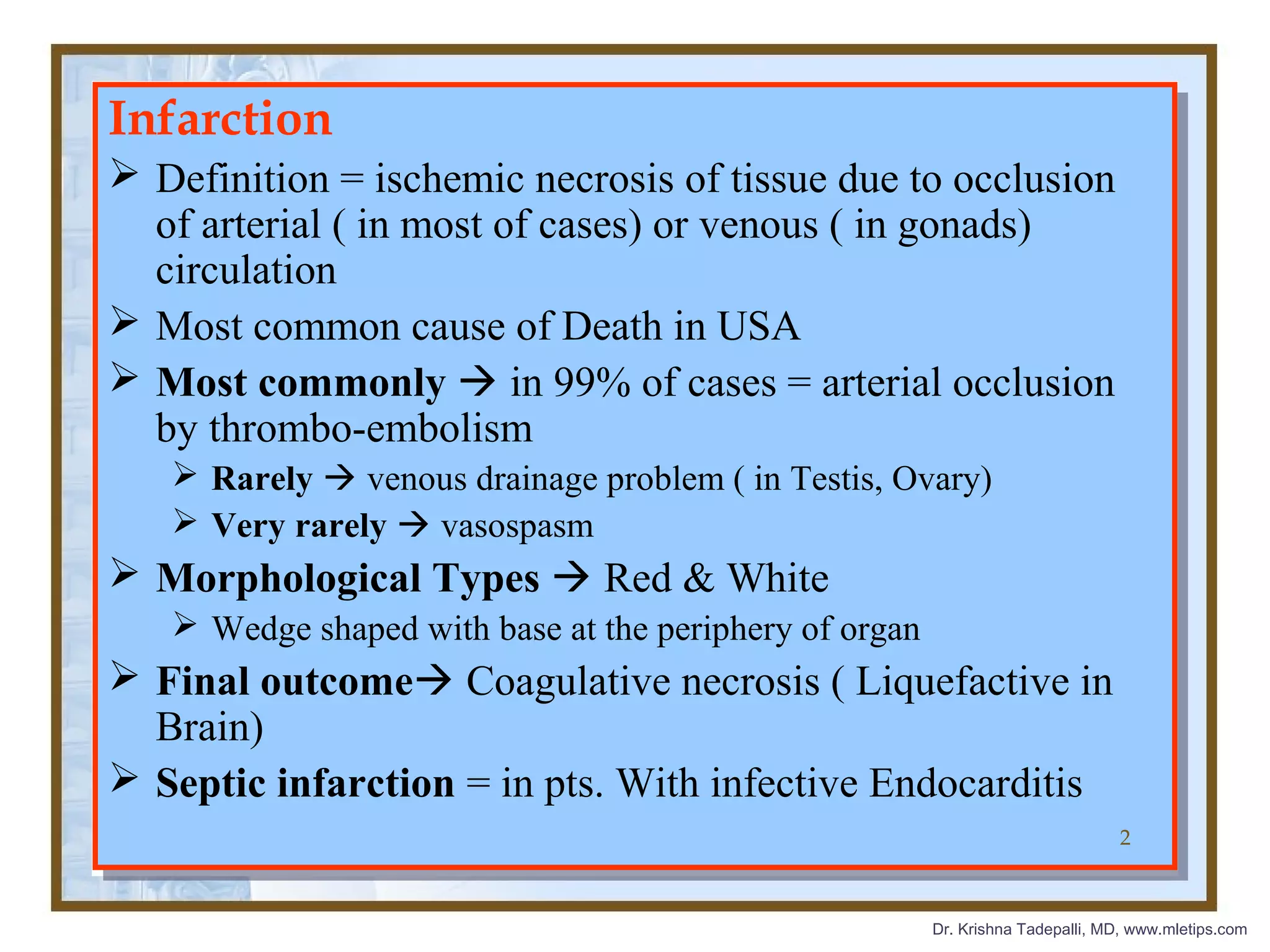 7. infarction; hemodynamic disorders | PPT