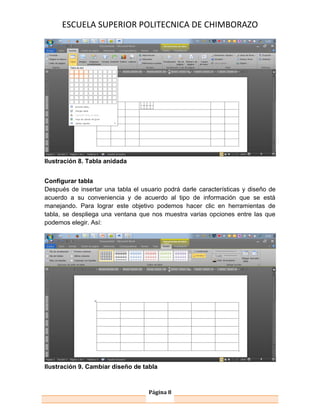7. manejo de tablas | PDF