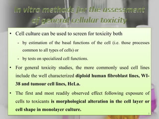 In vitro testing of drug toxicity | PPTX
