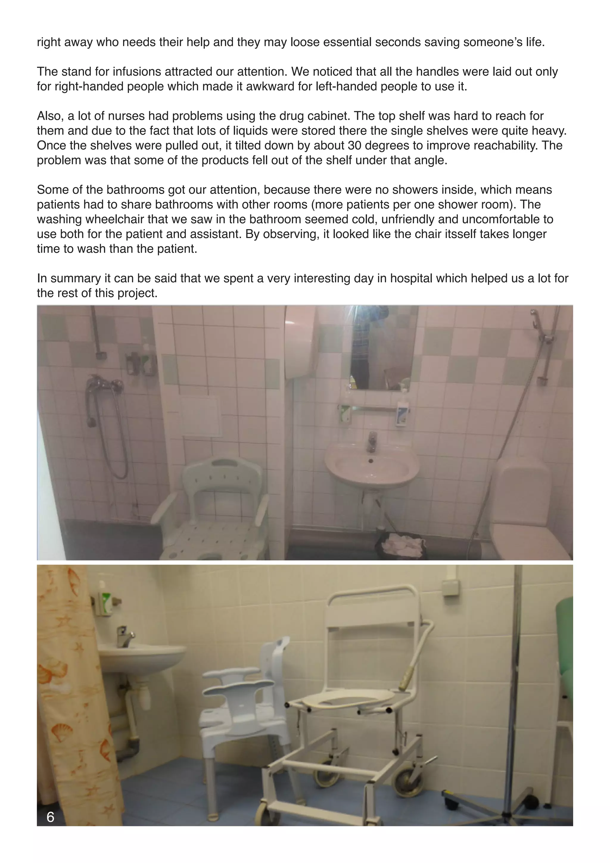 Bathroom in the hospital | PDF