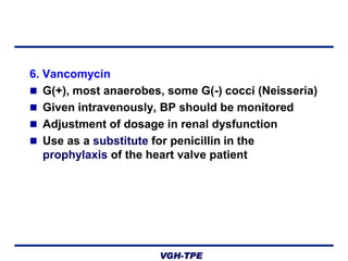 antibiotics for dental student | PDF