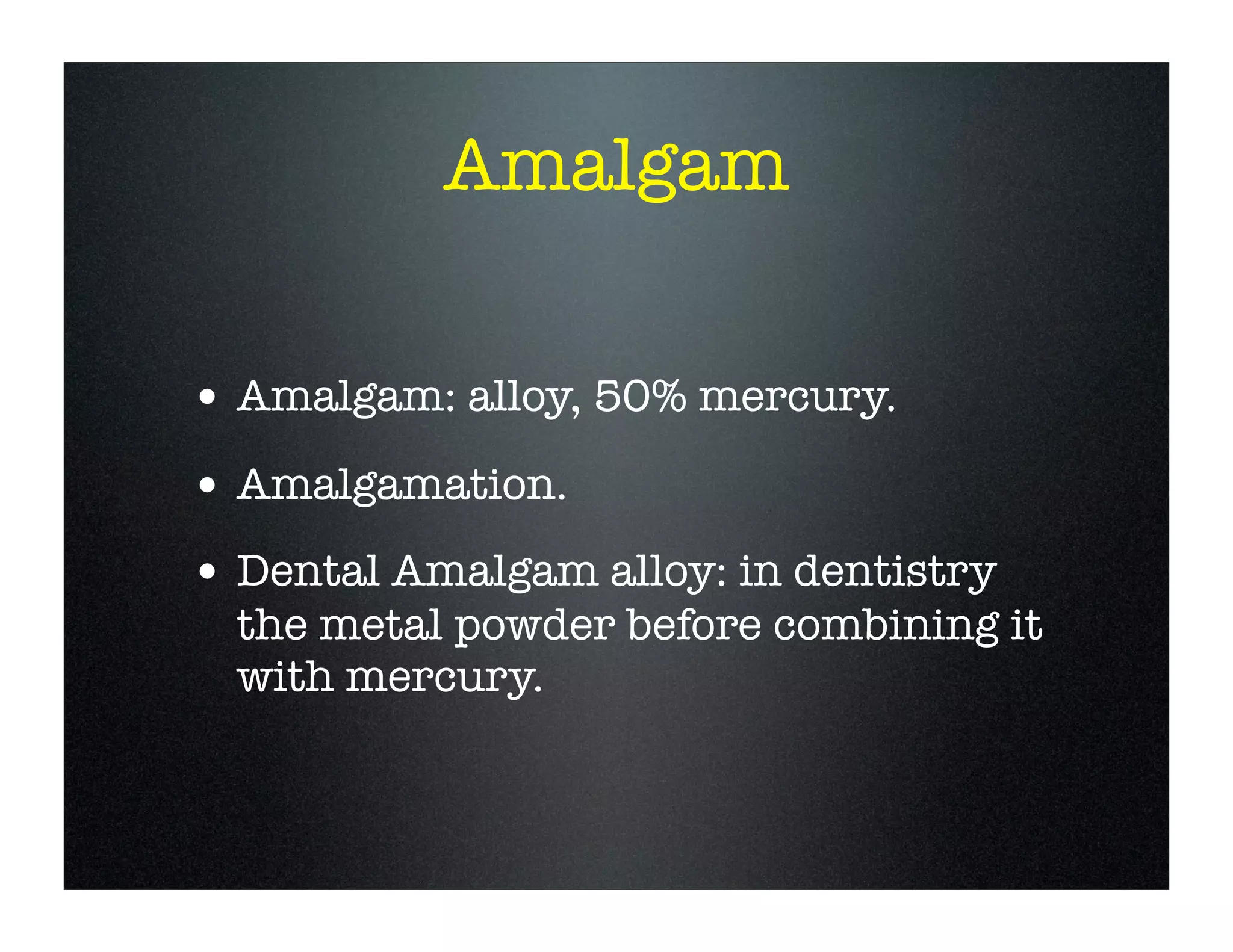amalgam cavity preparation class i | PDF