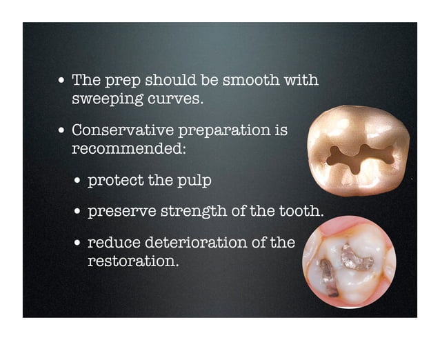 amalgam cavity preparation class i | PDF | Dental Health | Diseases and ...