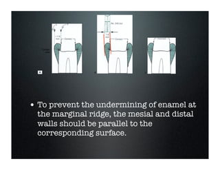 amalgam cavity preparation class i | PDF
