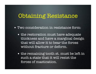 amalgam cavity preparation class i | PDF