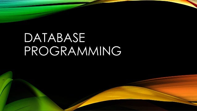 Database Programming