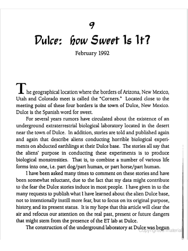 The Underground Base under Dulce, NM & origins of HIV by Wesley Bateman ...