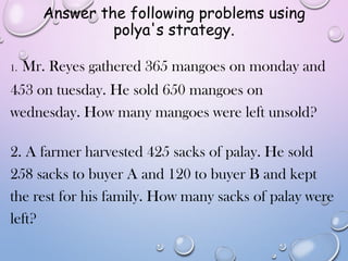 7. solving two step word problems involving addition and subtraction of ...