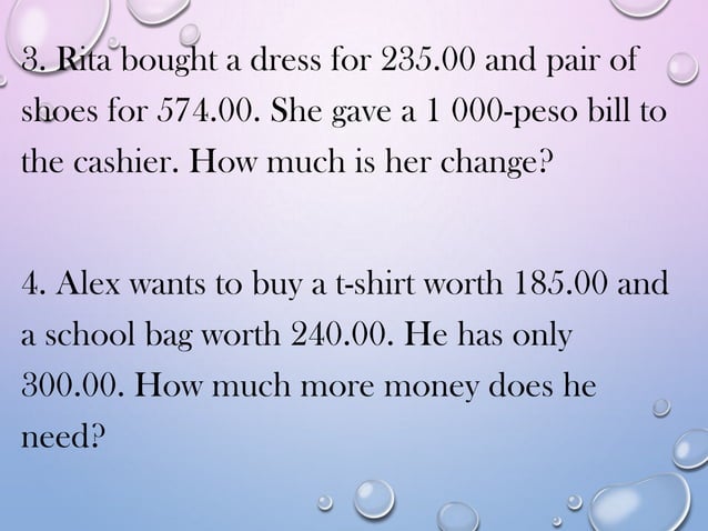 7. solving two step word problems involving addition and subtraction of ...