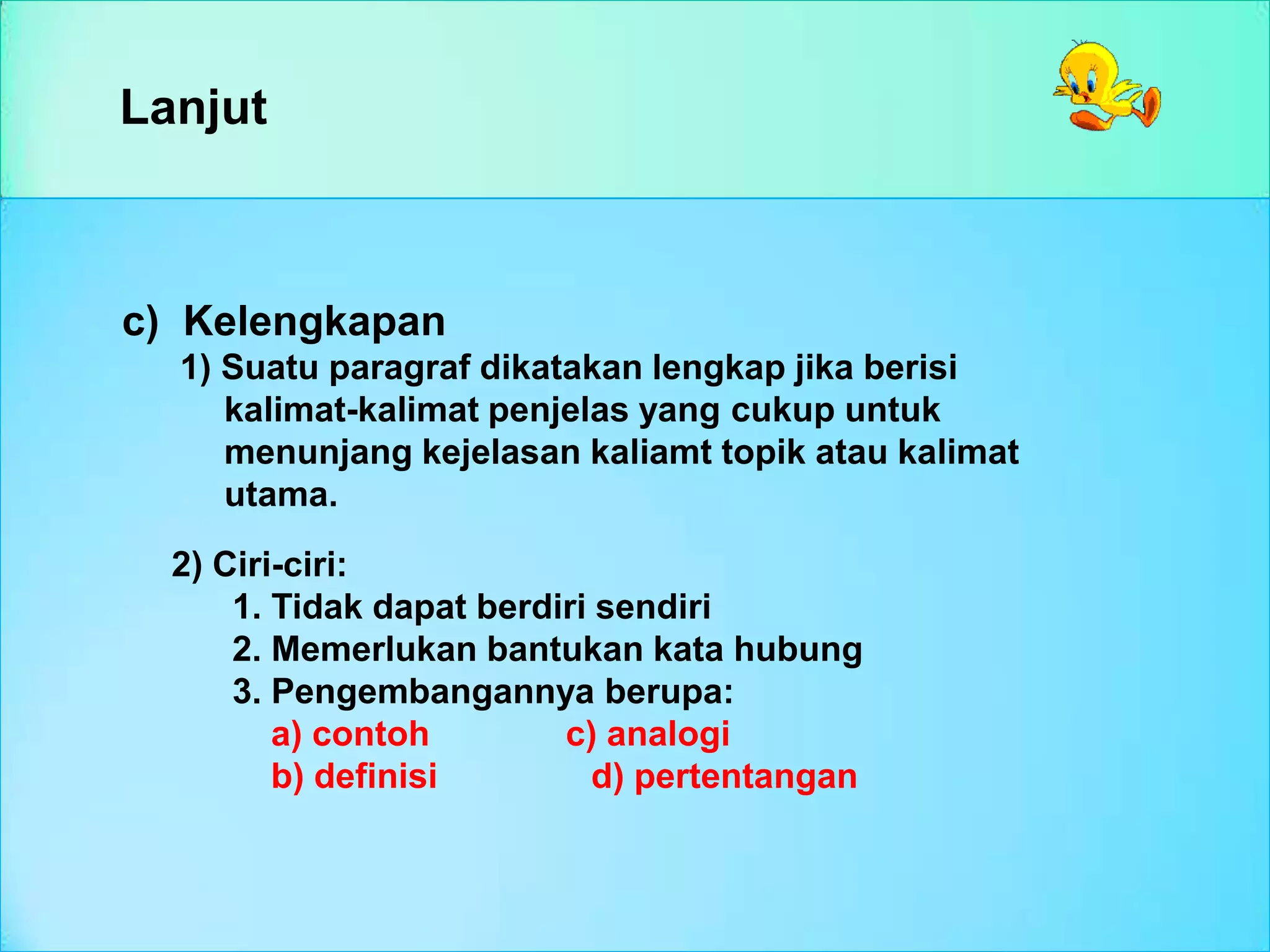 7. paragraf dan pengembangannya | PPTX