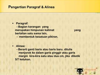 7. paragraf dan pengembangannya | PPT