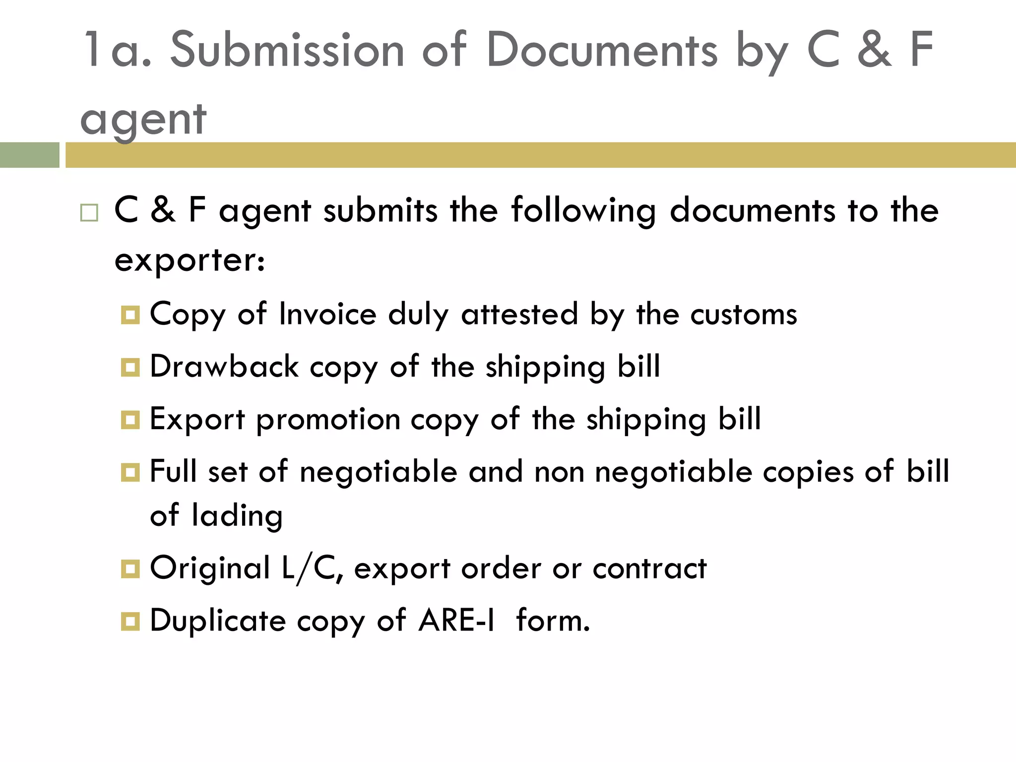 Stages of export order | PPT