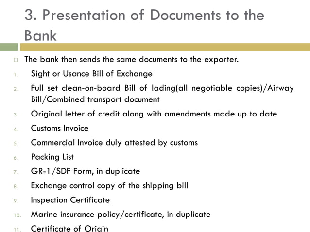 Stages of export order | PPT