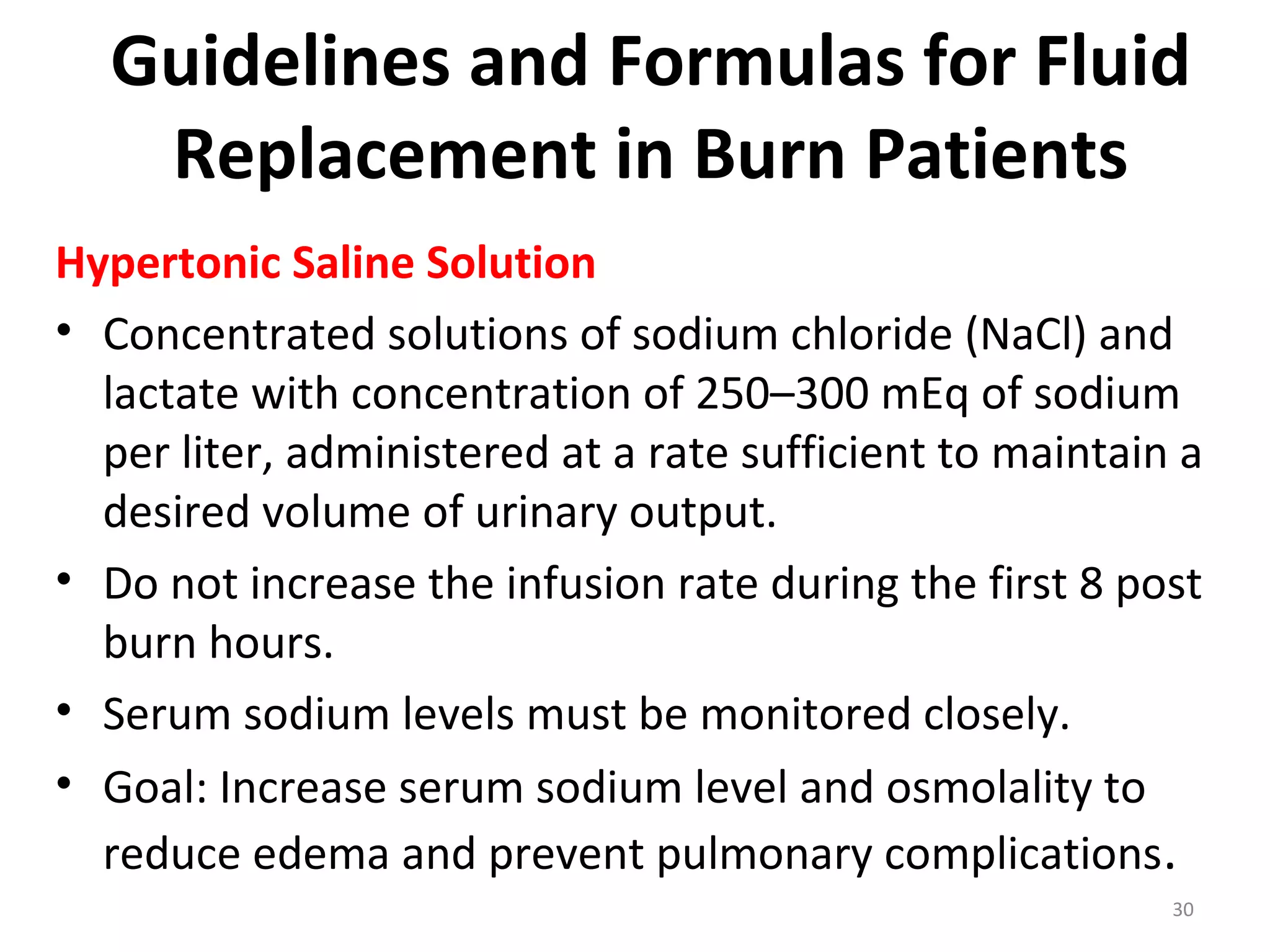 management of a burn patient | PPT
