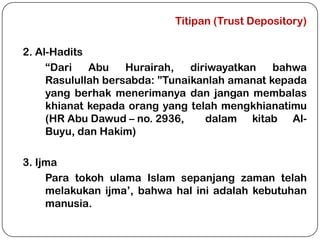 7. prinsip dan landasan dasar produk bank syariah | PPT