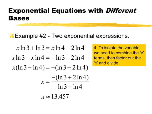 76 Solving Logarithmic Equations Pptx Physics Science 0013