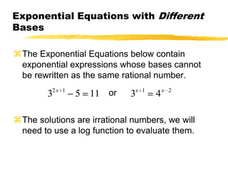7.6 solving logarithmic equations | PPTX