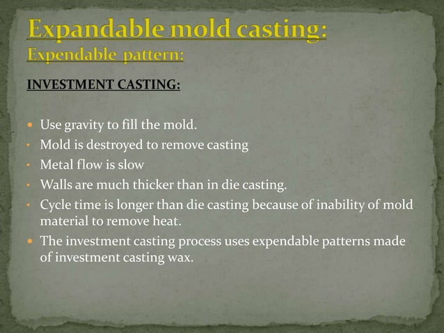 casting ppt | PPTX
