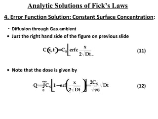 7. dopant diffusion 1,2 2013 microtech | PPT