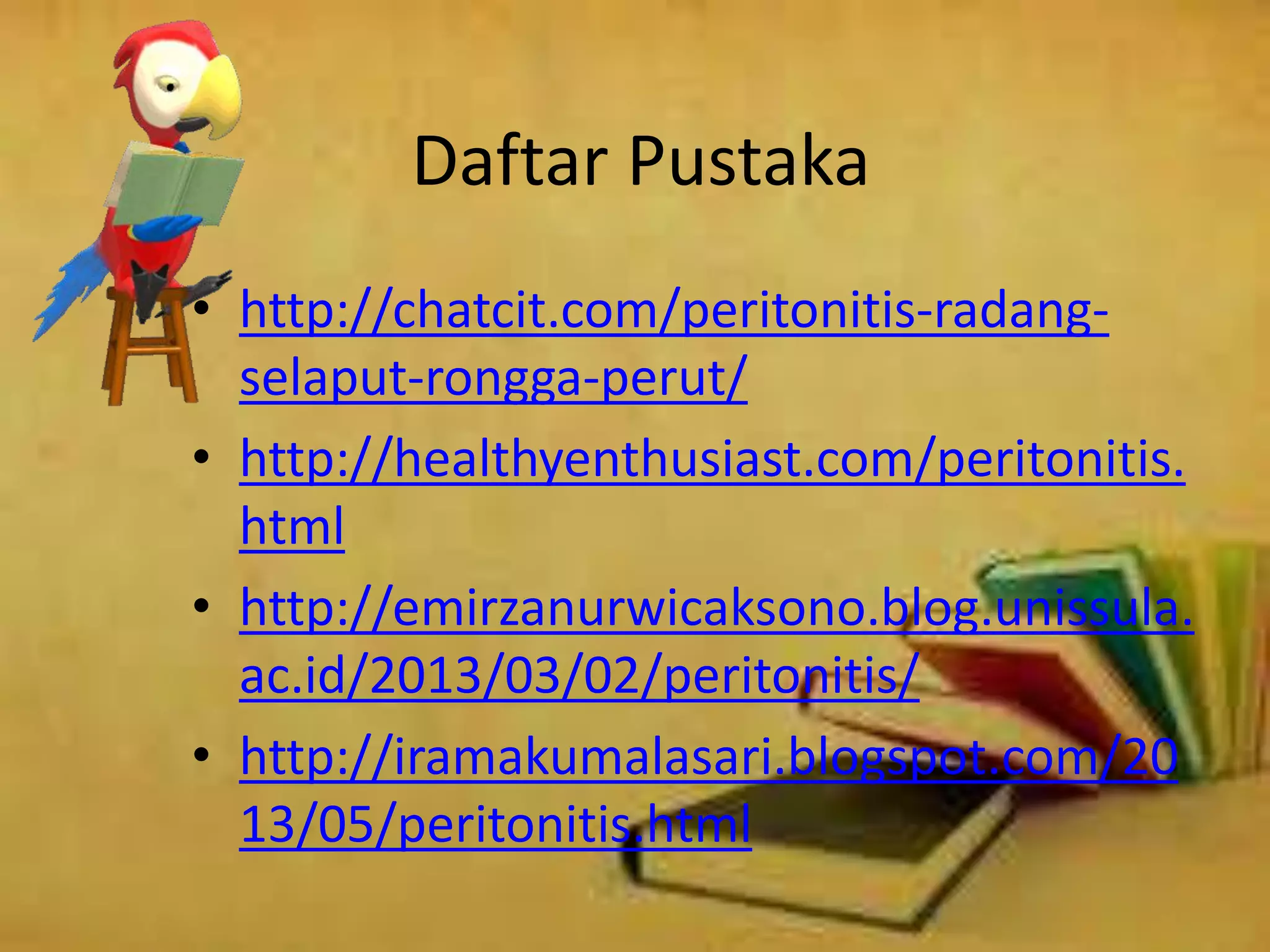 7. peritonitis | PPTX