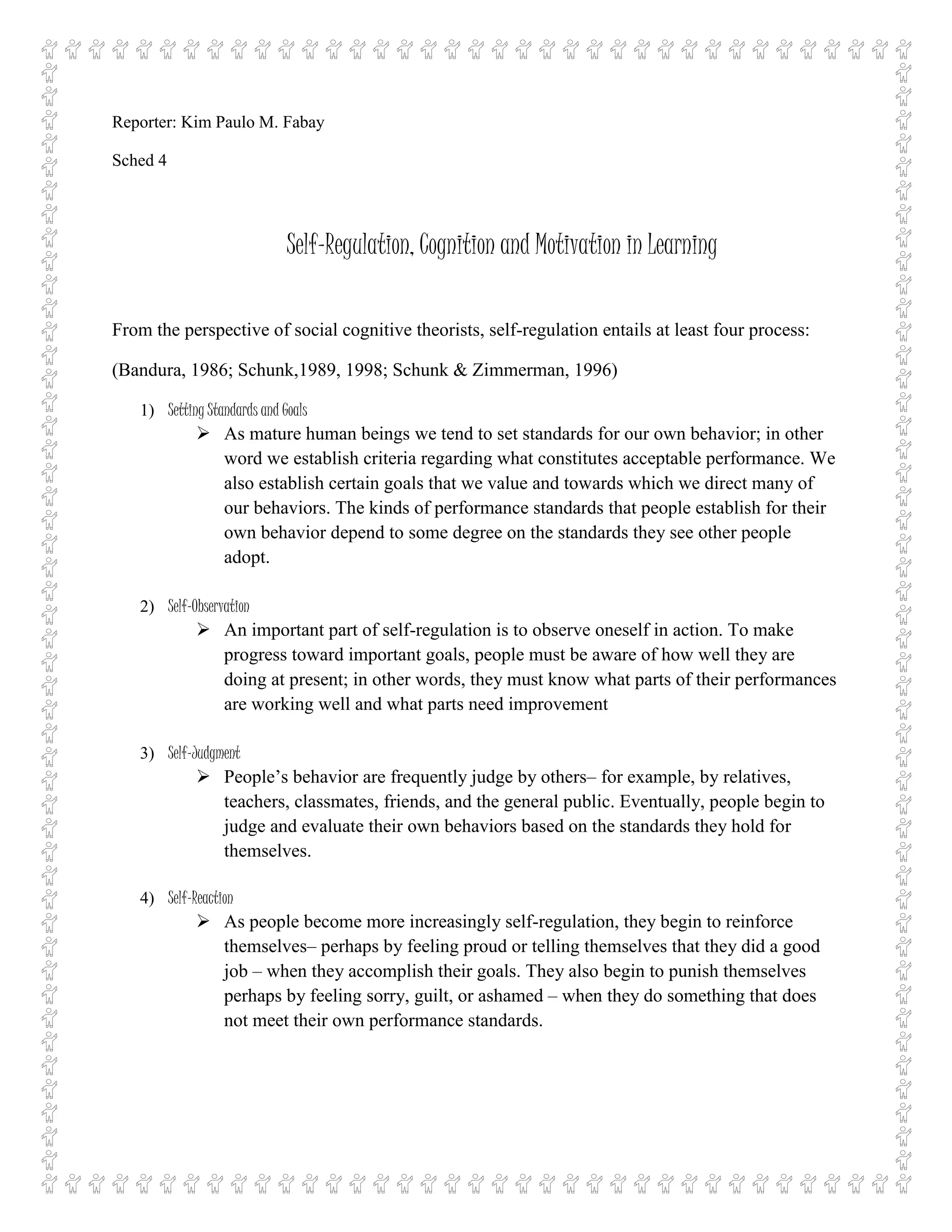 7. self regulation, cognition and motivation in learning - kim paulo m ...