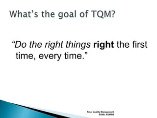 total quality management | PPT