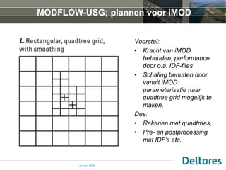 DSD-NL 2014 - iMOD Symposium - 7. MODFLOW2005 vs. MODFLOW USG en eerdere ervaringen met ...