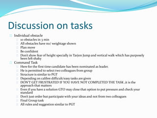 Group testing technique used in SSB for career as an officer in Defence ...