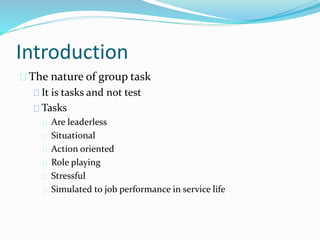 Group testing technique used in SSB for career as an officer in Defence ...