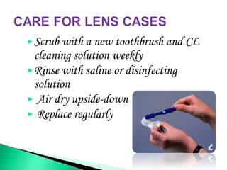 CONTACT LENS CARE & MAINTENCE | PPT