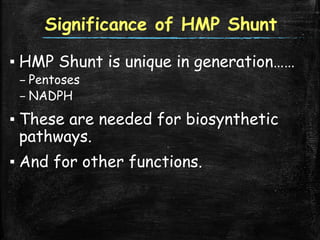 Hexose Monophosphate Shunt | PPSX