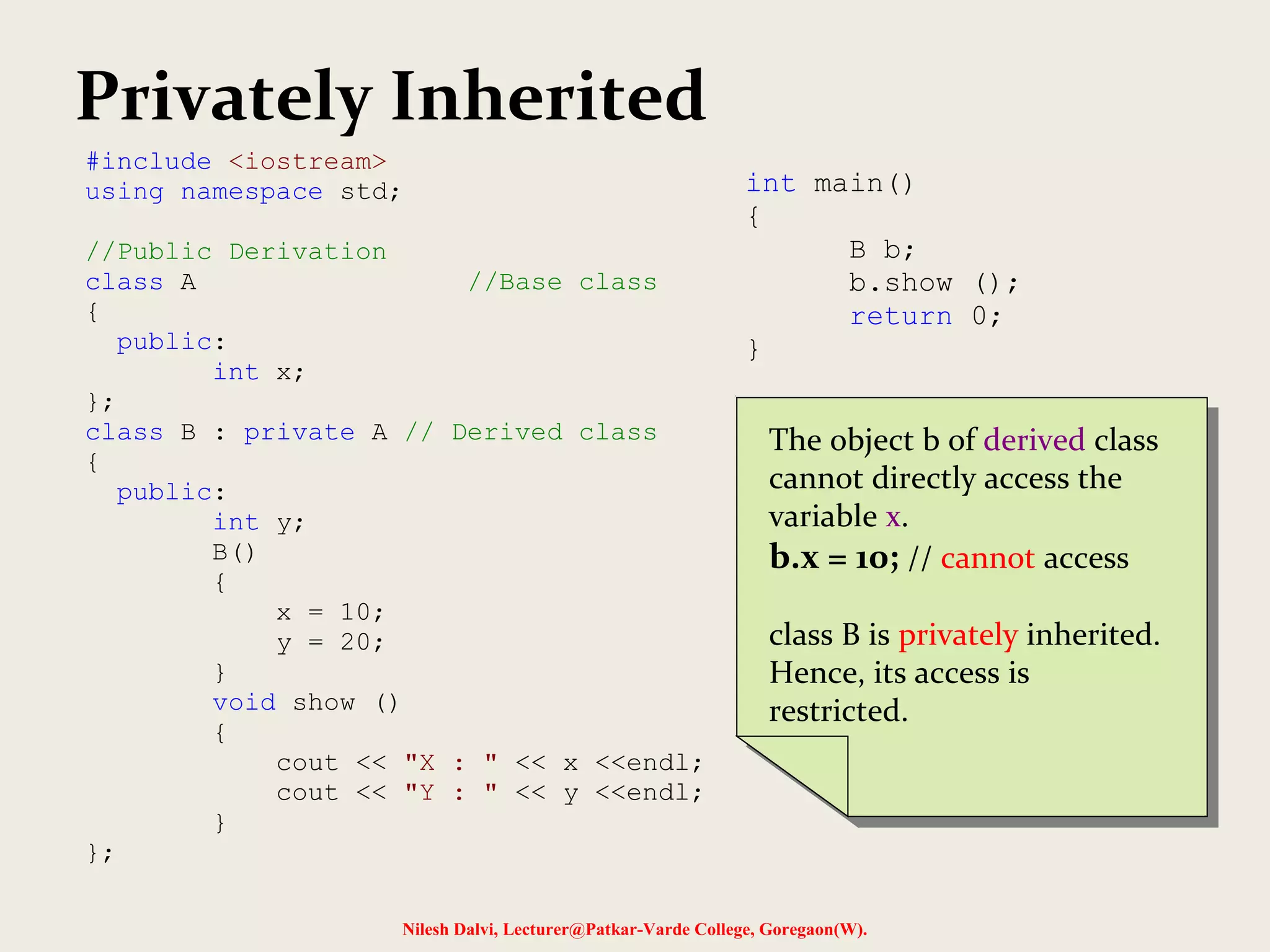 Inheritance Extending Classes Ppt 6768