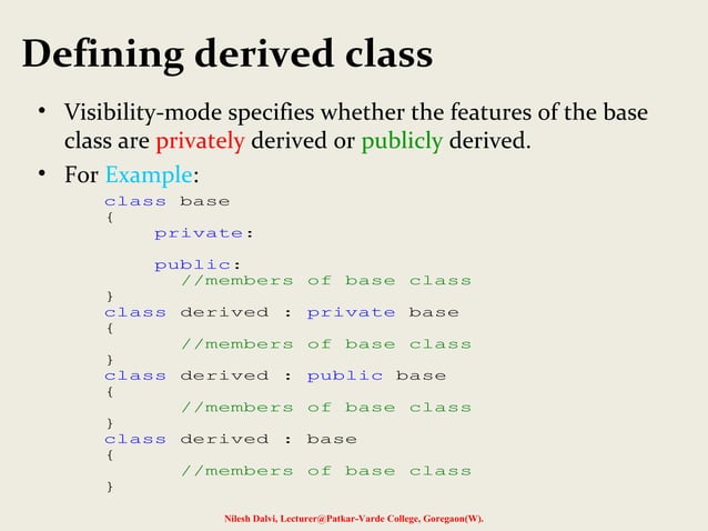 Inheritance Extending Classes Ppt 4433