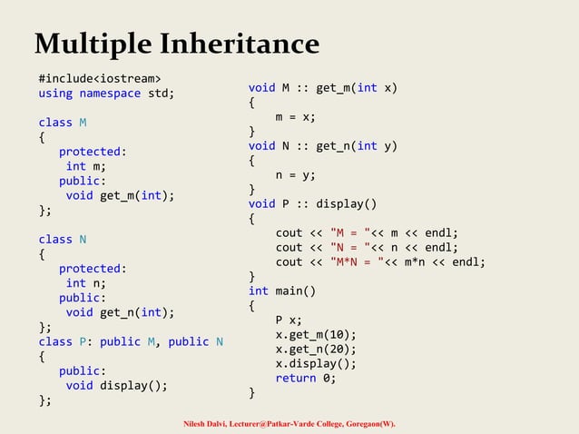 Inheritance Extending Classes Ppt 7554