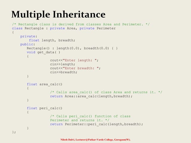 Inheritance Extending Classes Ppt 0150