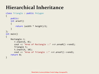 Inheritance : Extending Classes | PPT