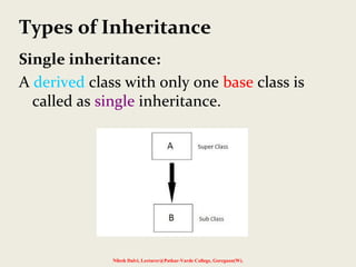 Inheritance : Extending Classes | PPT
